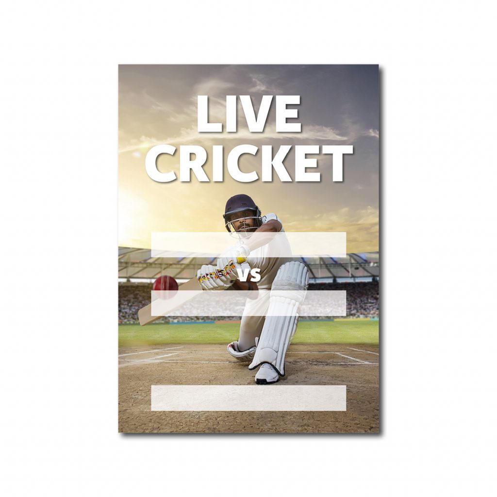 Cricket Fixture Poster – Lords Marketing Shop